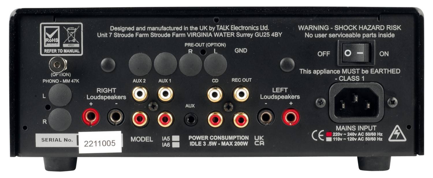 High-End Vollverstärker · Edwards Audio IA5 Limited - BT Talk - Edwards ...